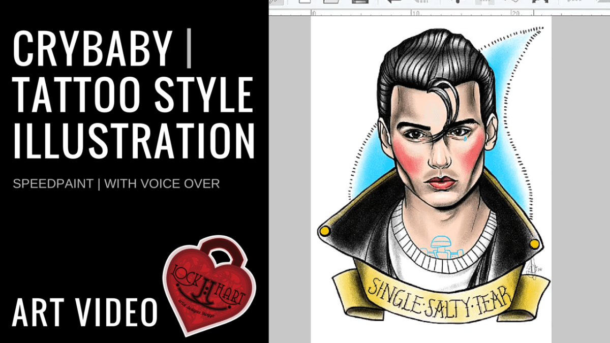 Crybaby | Tattoo Style Illustration – jjlockhART design