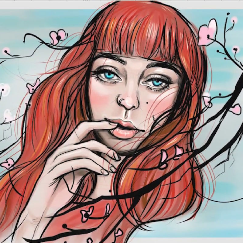 Ava | Quick Digital Drawing – jjlockhART design